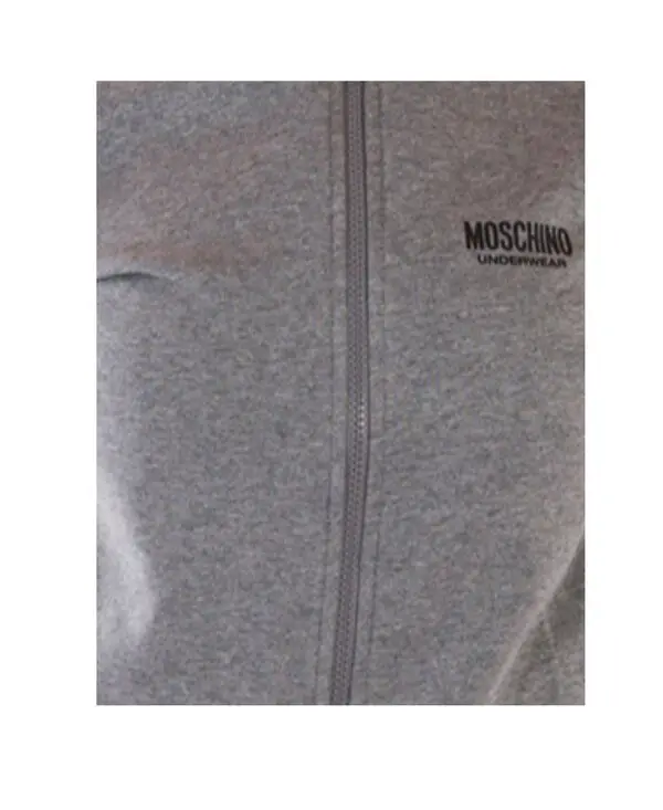 Moschino Logo Printed Zipper Sweater