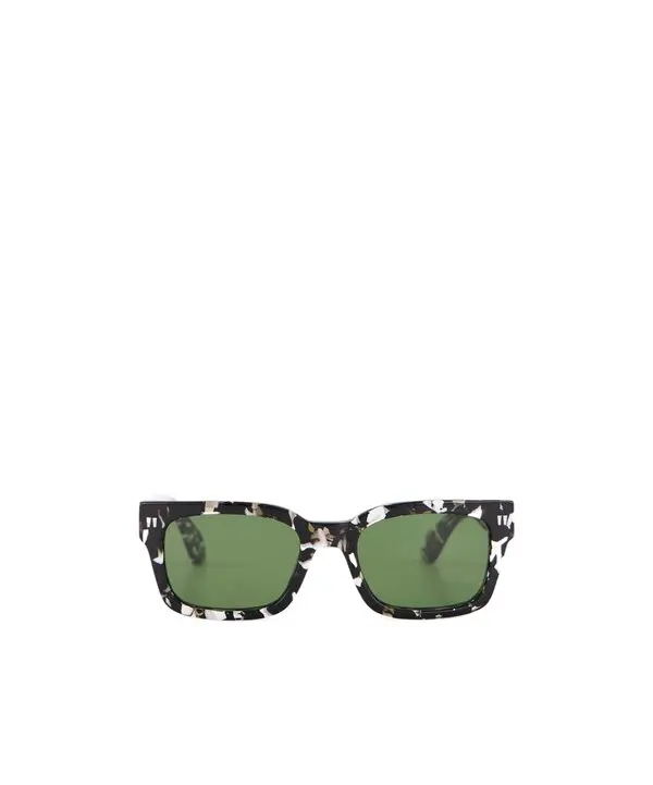 Off-White Camouflage Midland Square-frame Sunglasses - Green