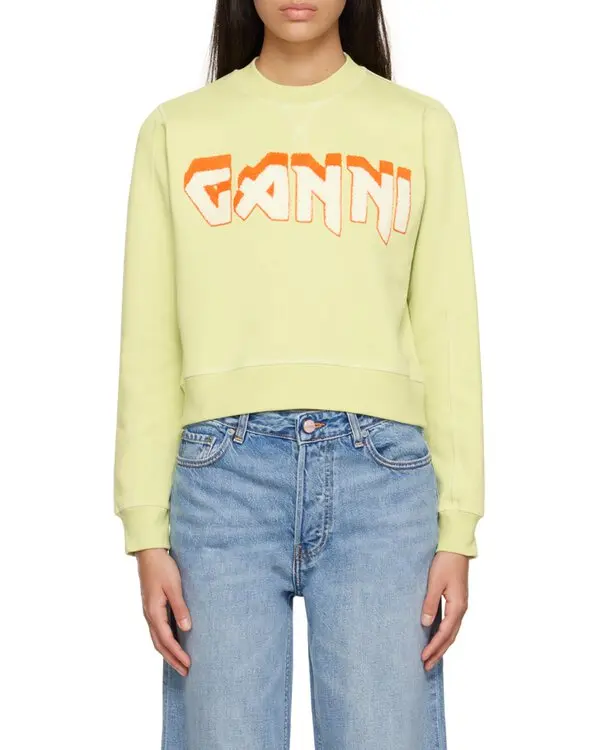GANNI Isoli Rock Crew Neck Sweatshirt