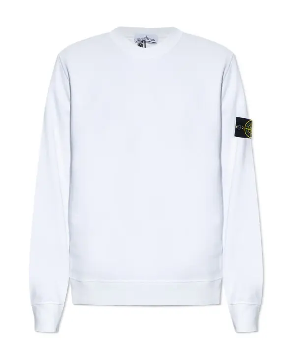 Stone Island Logo Patch Crewneck Sweatshirt