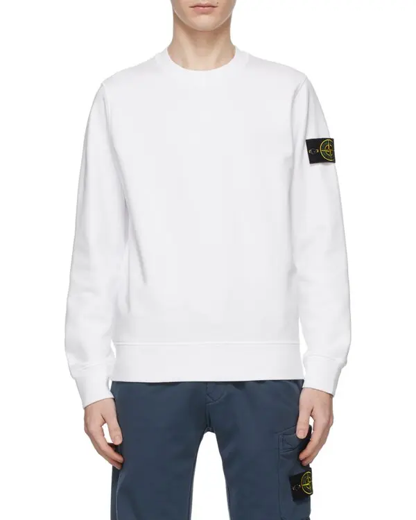 Stone Island Logo Patch Crewneck Sweatshirt