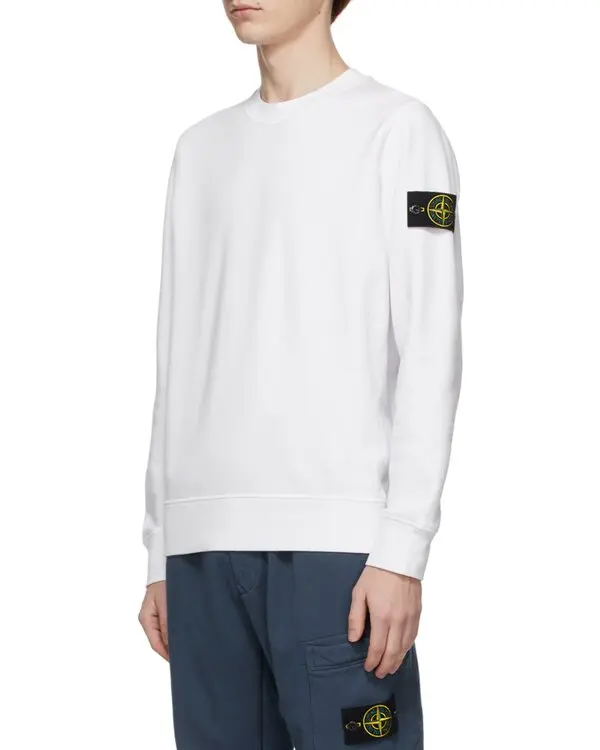 Stone Island Logo Patch Crewneck Sweatshirt