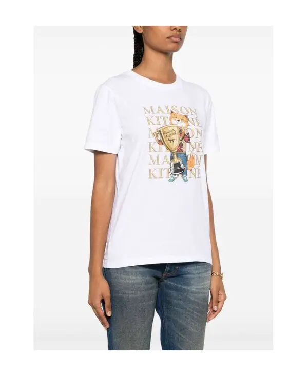 Maison Kitsuné Round-necked T-shirt