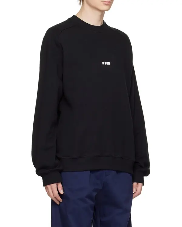 MSGM Logo Printed Crewneck Sweatshirt