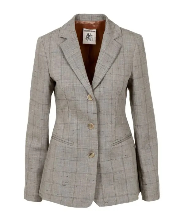 SEMICOUTURE Long-sleeved Suit Jacket