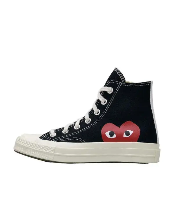 Comme Des Garçons Logo High-top Casual Sneakers