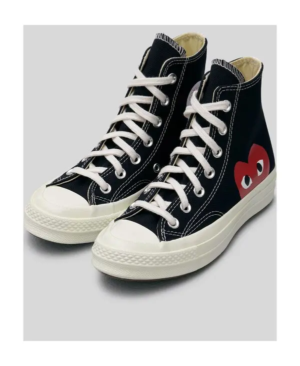 Comme Des Garçons Logo High-top Casual Sneakers