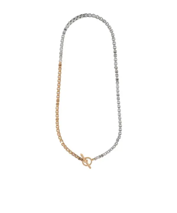 ALLSAINTS Dual Tone Box Chain Necklace
