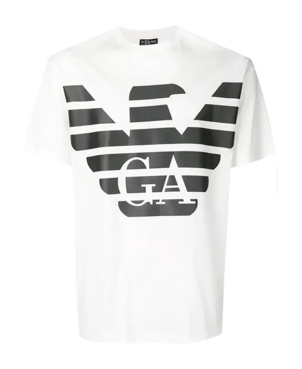 Emporio Armani Printed T-shirt - White