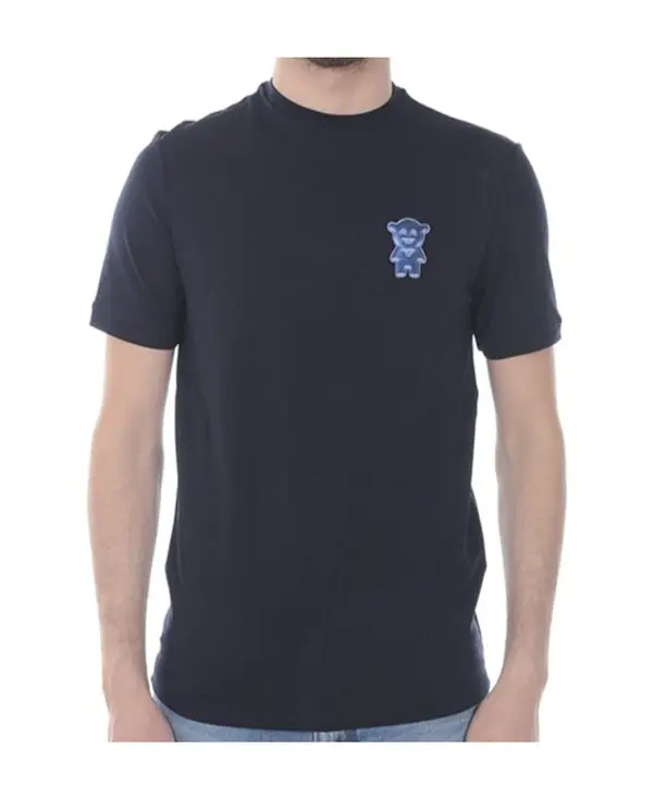 Emporio Armani Navy Blue Decal T-shirt