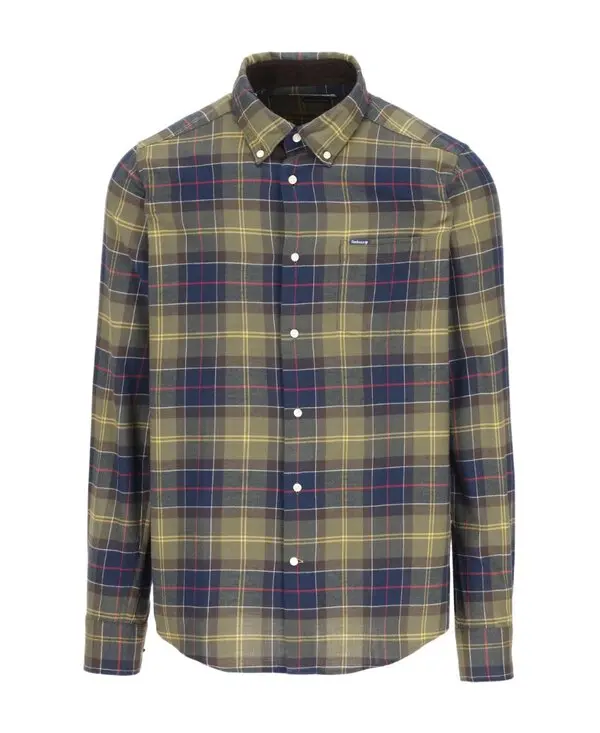 Barbour Check Pattern Cotton Shirt