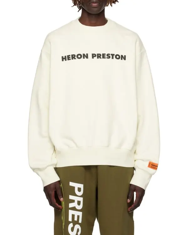 Heron Preston Logo Printed Crewneck Sweatshirt