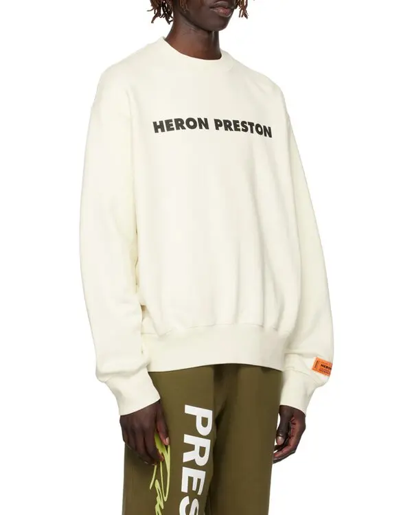 Heron Preston Logo Printed Crewneck Sweatshirt