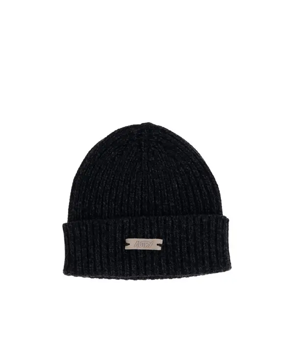 AUTRY Ribbed Beanie - Black
