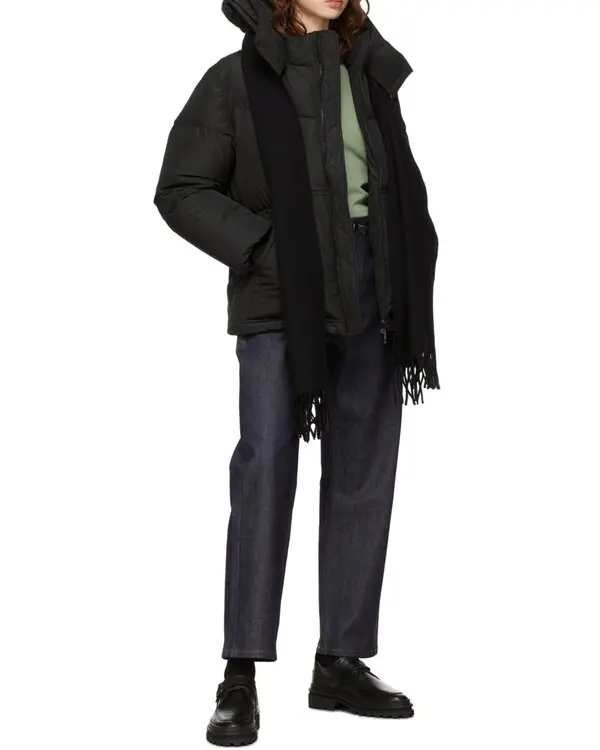 A.p.c. Logo-embroidered Wool Scarf