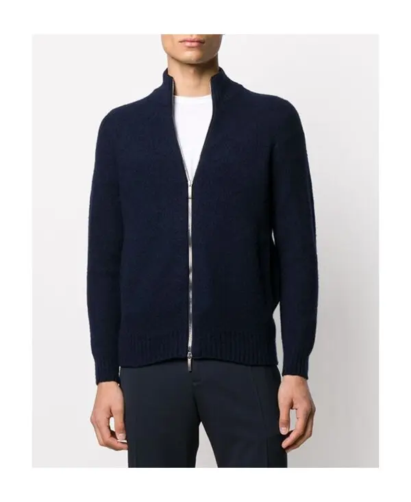 DRUMOHR Zip-up Wool Cardigan