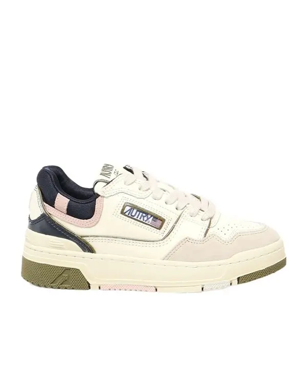 AUTRY Clc Panelled Low-top Sneakers - White