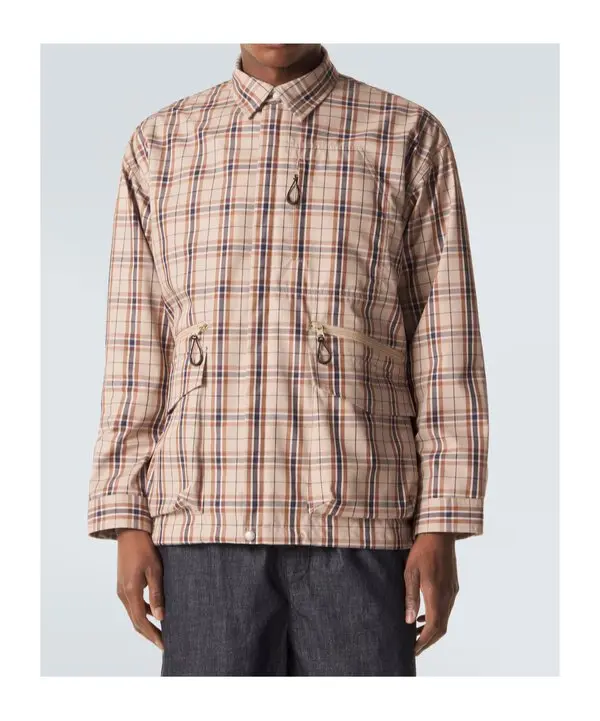 Comme Des Garçons Checked Cotton-blend Jacket