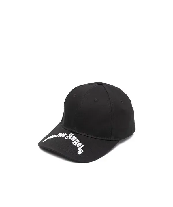 Palm Angels Logo Cotton Baseball Cap