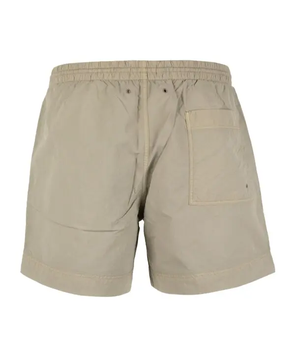 Woolrich Logo Patch Solid Swim Shorts