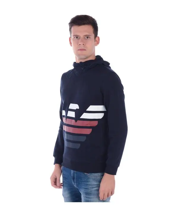Emporio Armani Logo Hooded Sweater