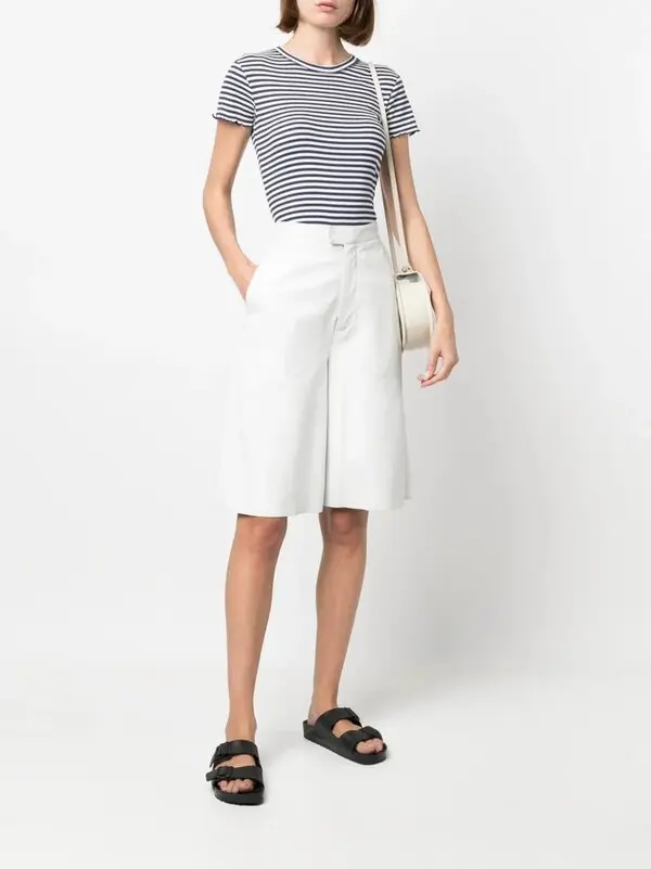 Maison Labiche Striped Crew Neck T-shirt