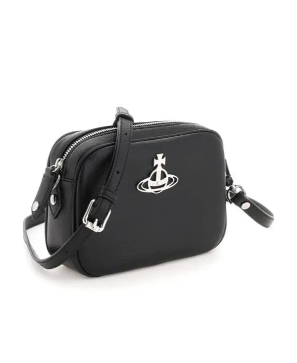 VIVIENNE WESTWOOD Anna Orb-plaque Zipped Camera Bag