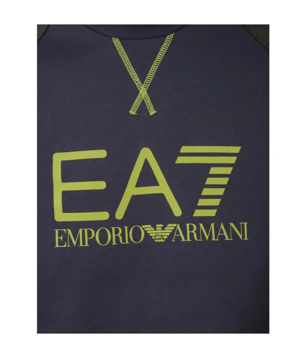 EA7 Round Neck Hoodie