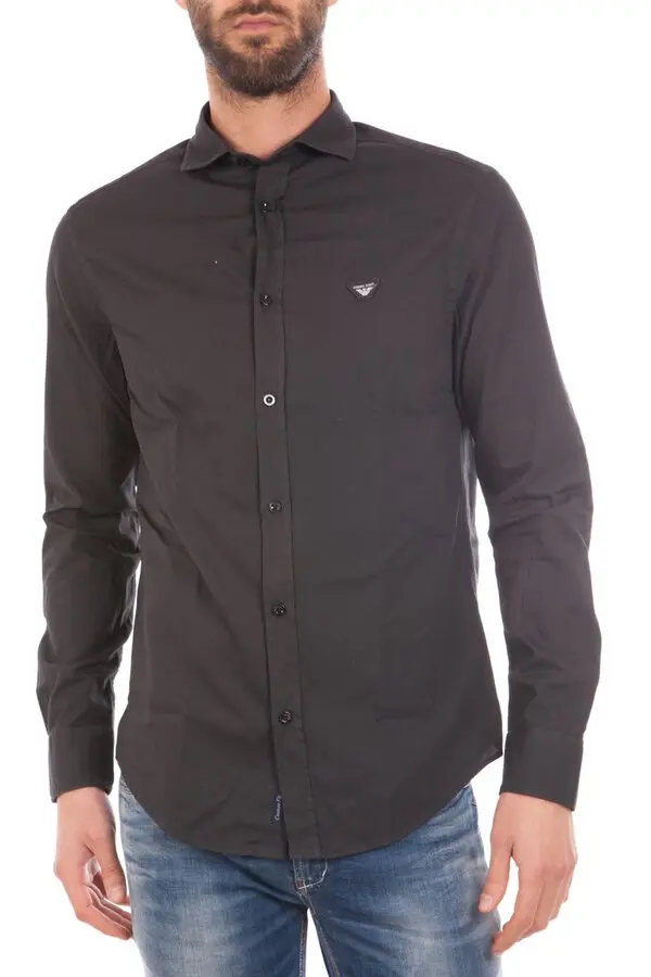 Emporio Armani Slim Shirt - Black