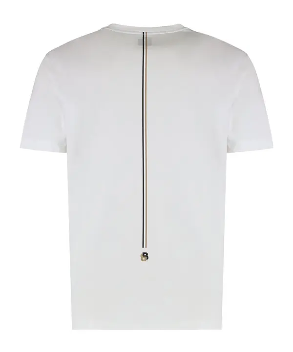 Hugo Boss Stripe Detailed Short-sleeved T-shirt