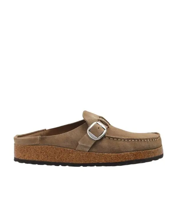 BIRKENSTOCK Buckley Leather Clogs - Brown