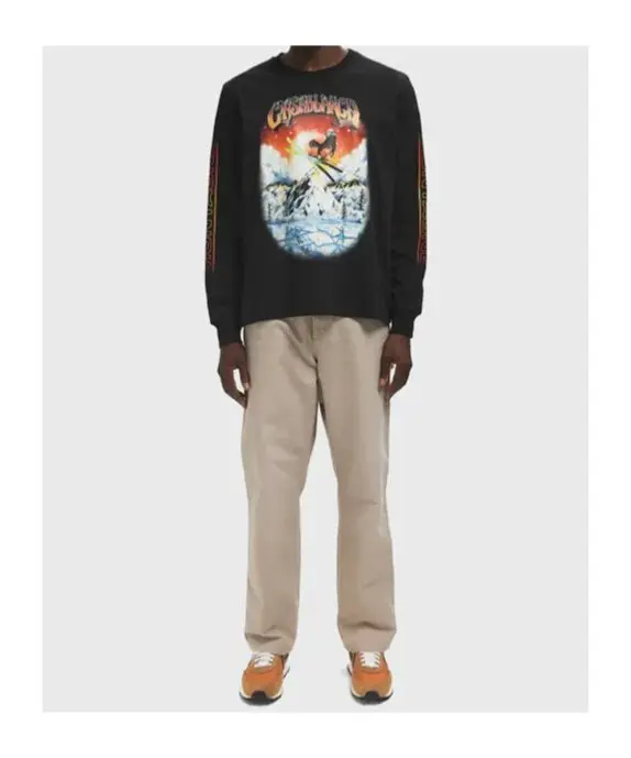 Casablanca Printed Logo Long Sleeve Sweatshirt