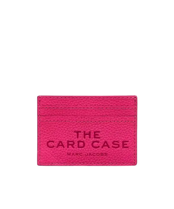 Marc Jacobs Logo Embossed Cardholder - Raspberry Pink