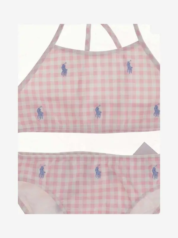 Polo Ralph Lauren Polo Pony Embroidered Two-piece Swimsuit