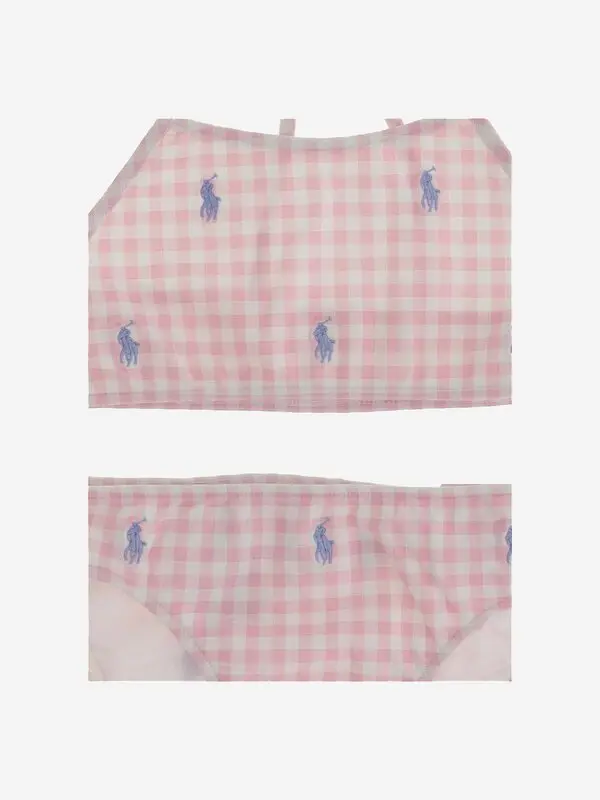 Polo Ralph Lauren Polo Pony Embroidered Two-piece Swimsuit