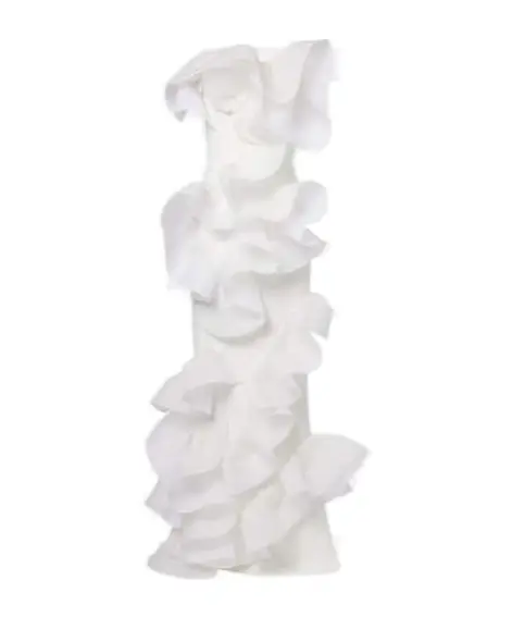 Maticevski Indulgence Organza-trimmed Bustier Gown