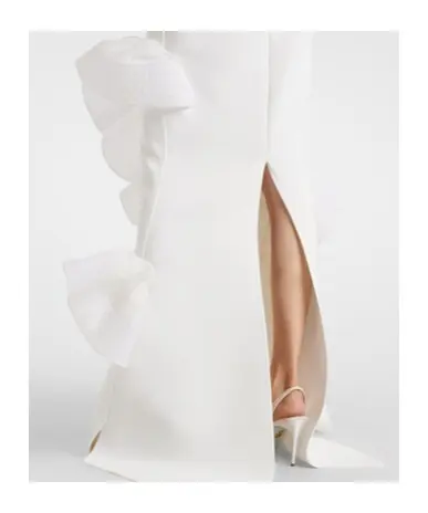 Maticevski Indulgence Organza-trimmed Bustier Gown