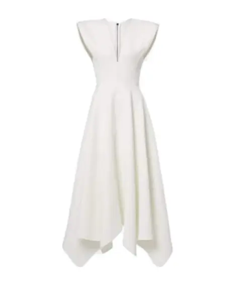 Maticevski Empath Draped Midi Dress