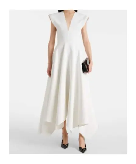 Maticevski Empath Draped Midi Dress