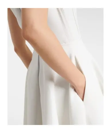 Maticevski Empath Draped Midi Dress