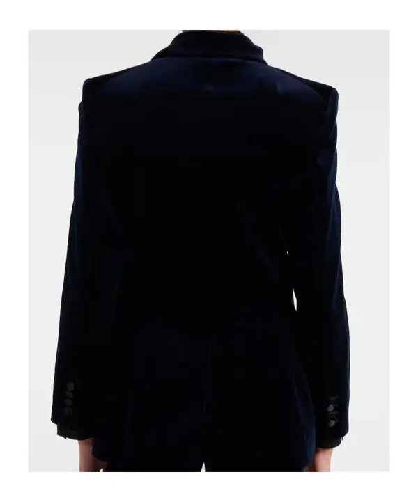 Victoria Beckham Lapel Collar Long-sleeved Blazer