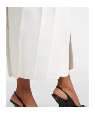 Maticevski Streaming Draped Midi Skirt