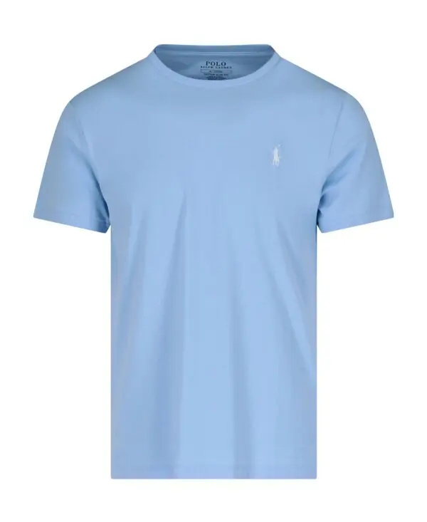 Polo Ralph Lauren Logo Embroidered T-shirt - Blue