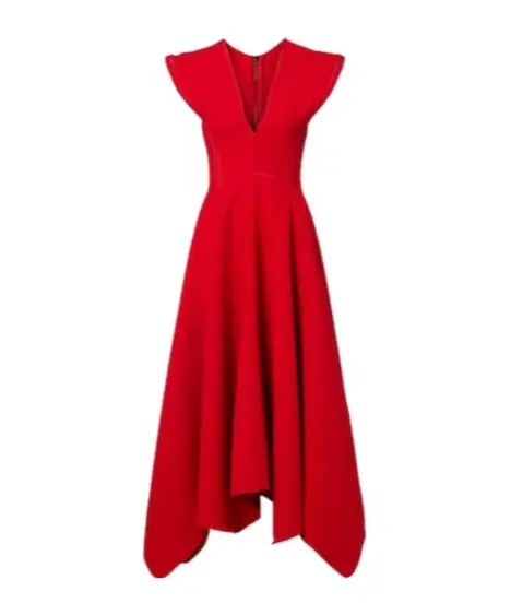 Maticevski Empath Draped Midi Dress