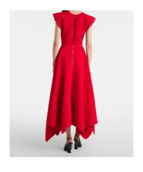 Maticevski Empath Draped Midi Dress