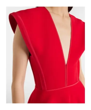 Maticevski Empath Draped Midi Dress