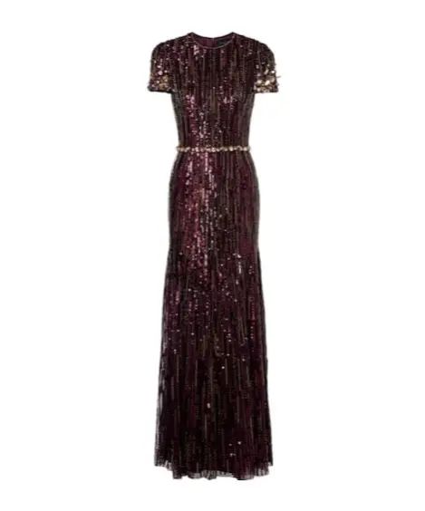 Jenny Packham Ninetta Sequined Gown