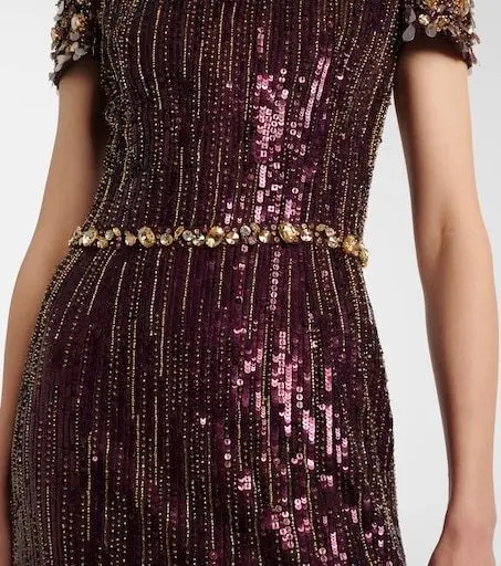 Jenny Packham Ninetta Sequined Gown