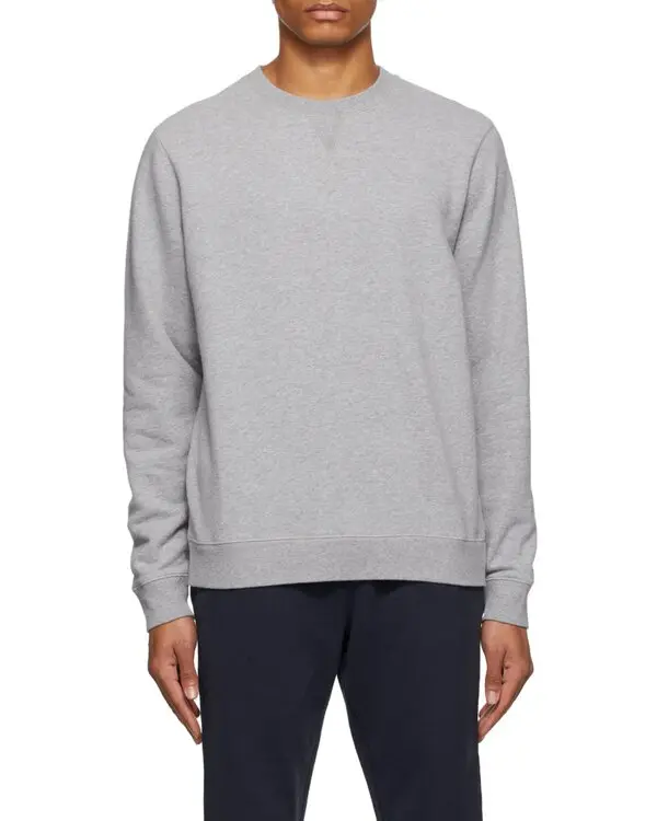 Sunspel Round Collar Long Sleeve Sweater
