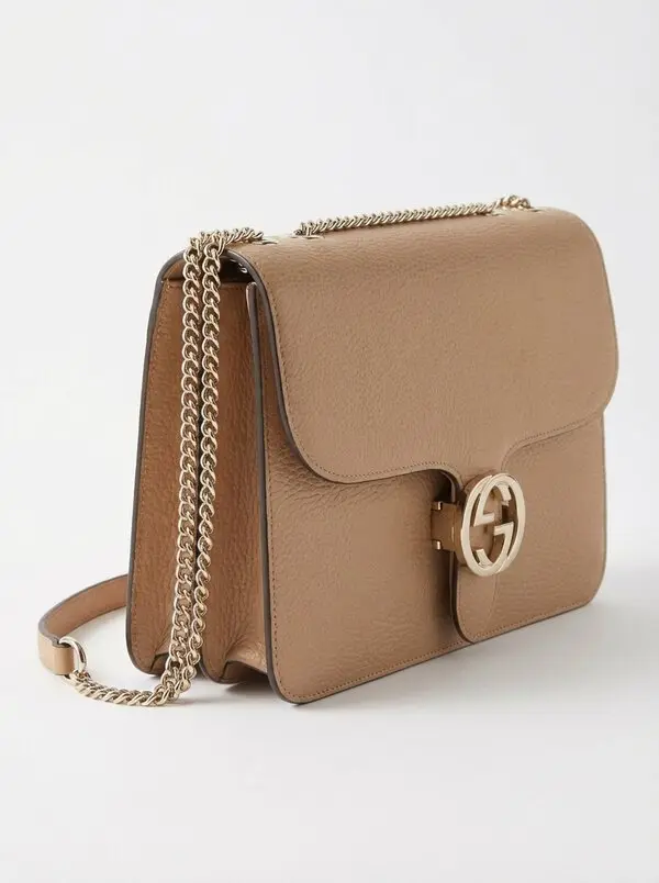 Gucci Flip Logo Shoulder Bag